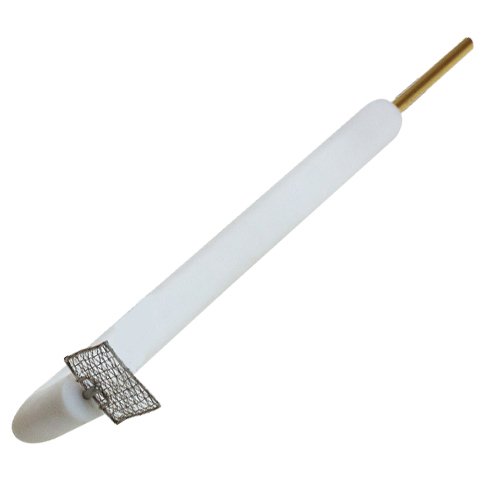 L-shaped platinum mesh electrode – SOION TECH